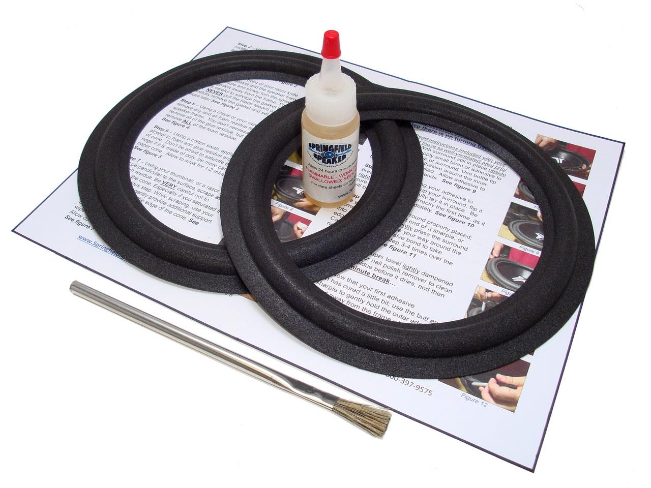 Acoustic Research 8" Speaker Foam Surround Repair Kit - 2A8 ...
