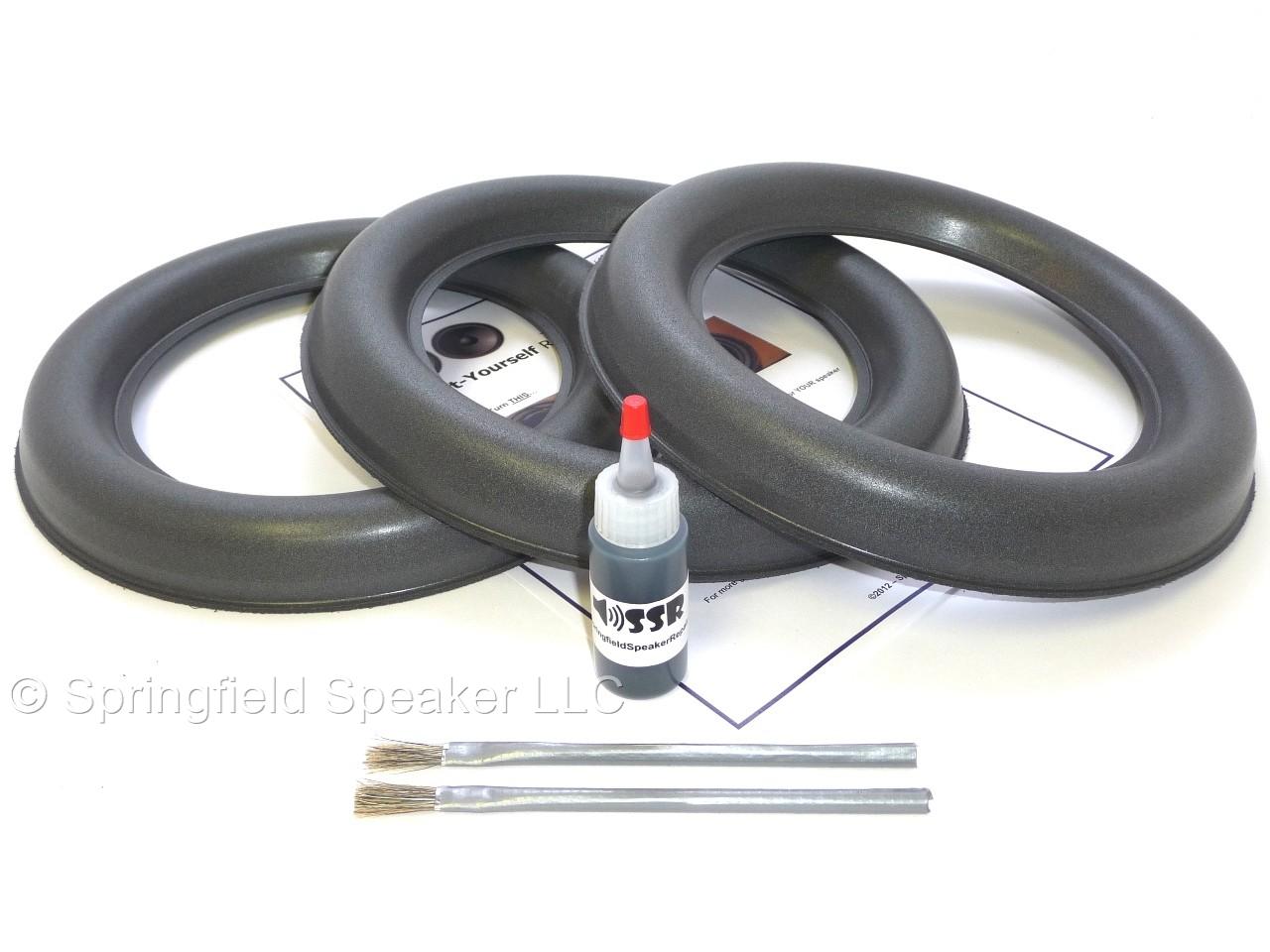 3 JL Audio 10W7 Subwoofer Foam Surround Repair Kit - 3JL10W7 ...