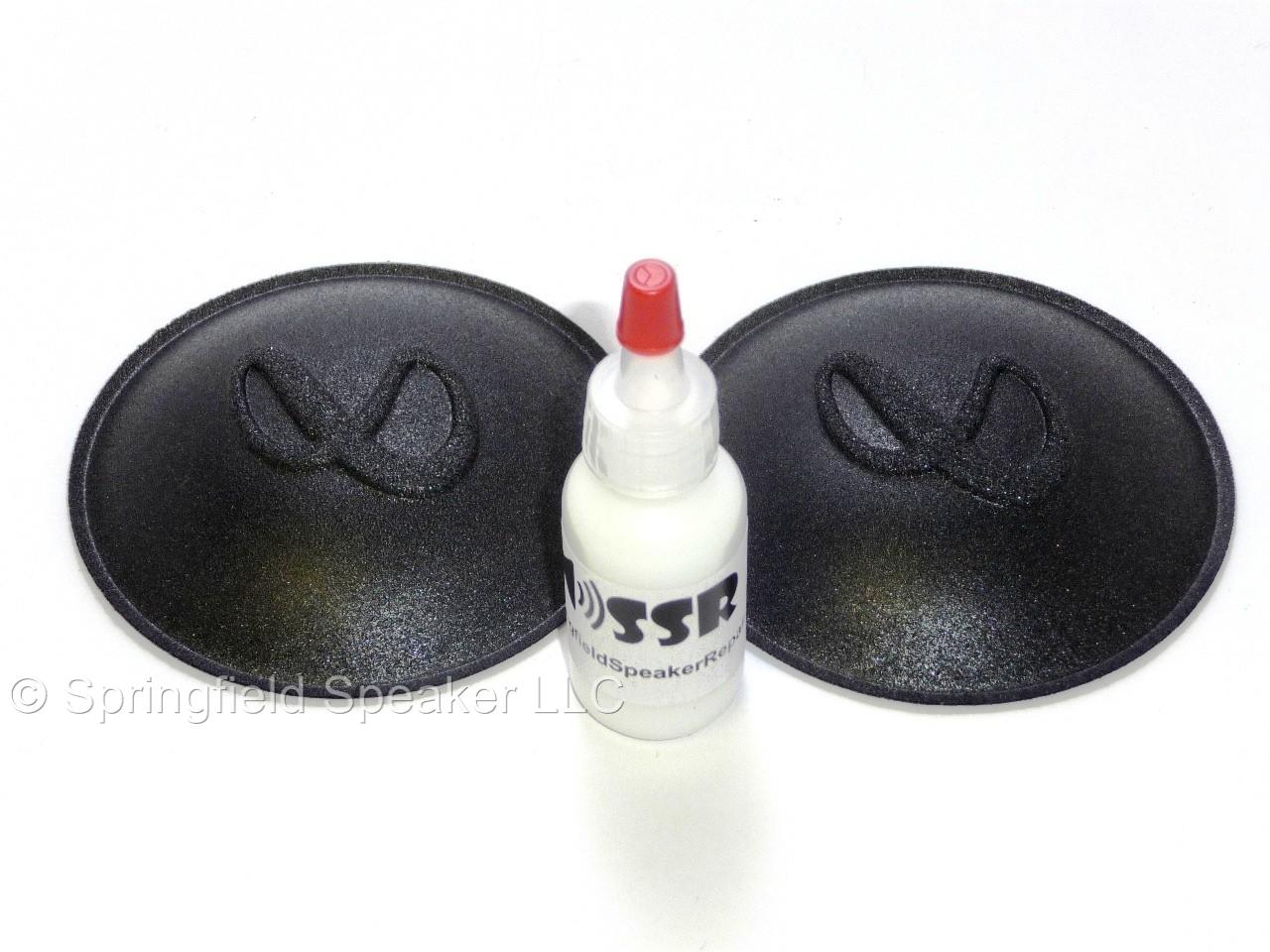 Infinity 3.5" Logo Dust Cap kit with Adhesive – Springfield Speaker