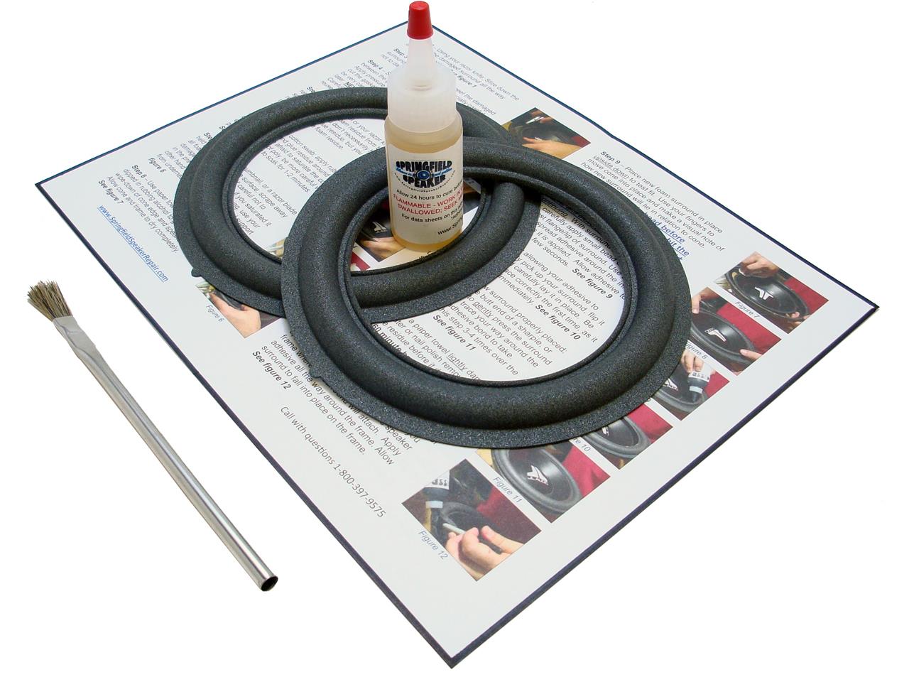 JL Audio 6" Speaker Foam Surround Repair Kit - 6W0, 1202/6w012 - 2JBL6 ...