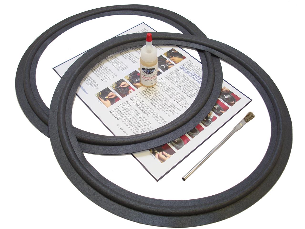 Altec Lansing 15" 411-8A Speaker Foam Surround Repair Kit - 2LE15 ...
