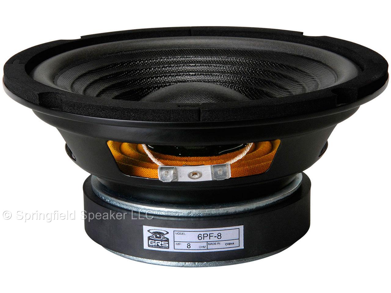 6 1-2" Paper Cone Foam Surround Replacement Speaker - Woofer 180 Watts – Springfield Speaker
