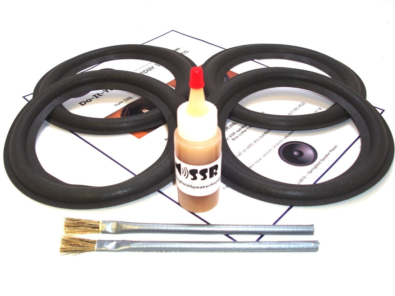 ADS 6.5" 4 Speaker Foam Surround Repair Kit - CM-6, CM6 - 4SS65 ...