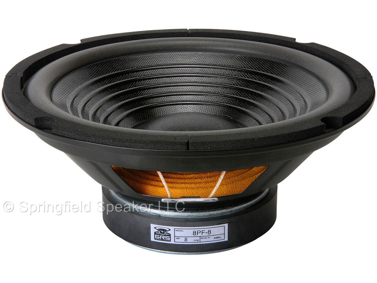 8" Paper Cone Foam Surround Replacement Speaker - Woofer 200 Watts, 8 ...