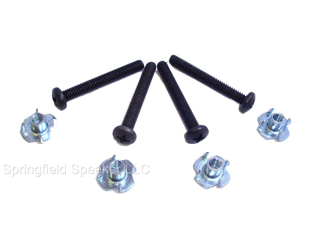4 Piece Cast Frame 1-4"-20 Speaker Mounting Kit With T-Nuts Penn-Elcom ...